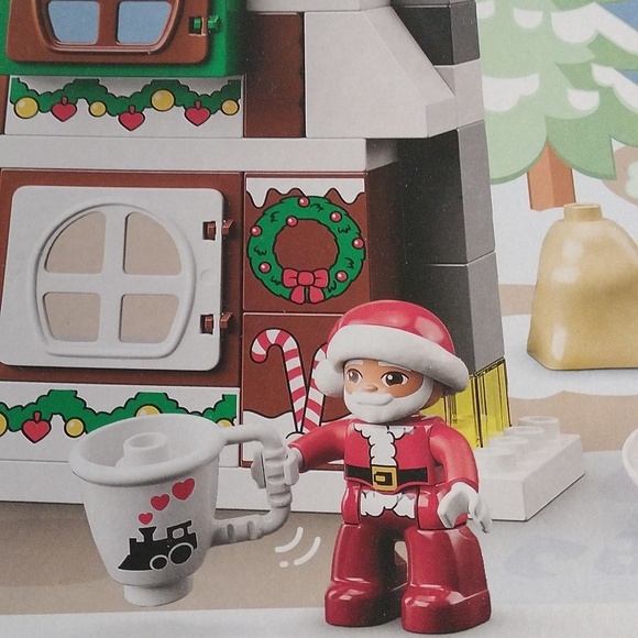 Lego | Toys | Lego Duplo 976 Santas Gingerbread House Building Set 50 ...